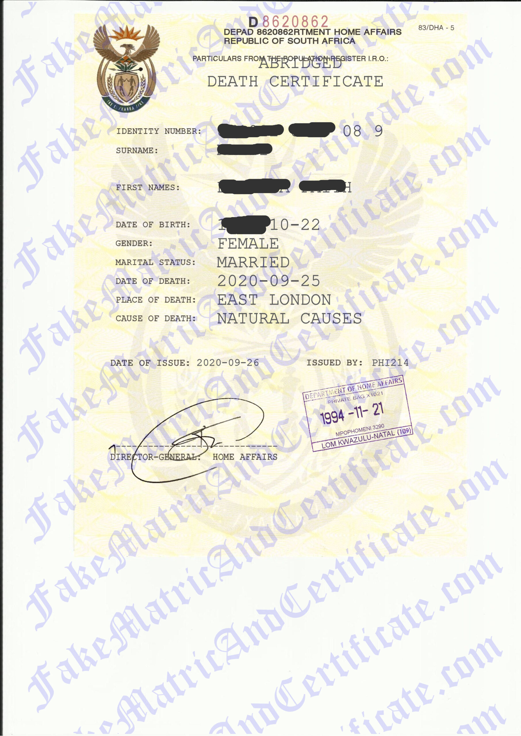 Store - Fake Matric and Certificate